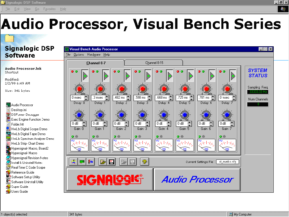 Audio Processor GUI Examples